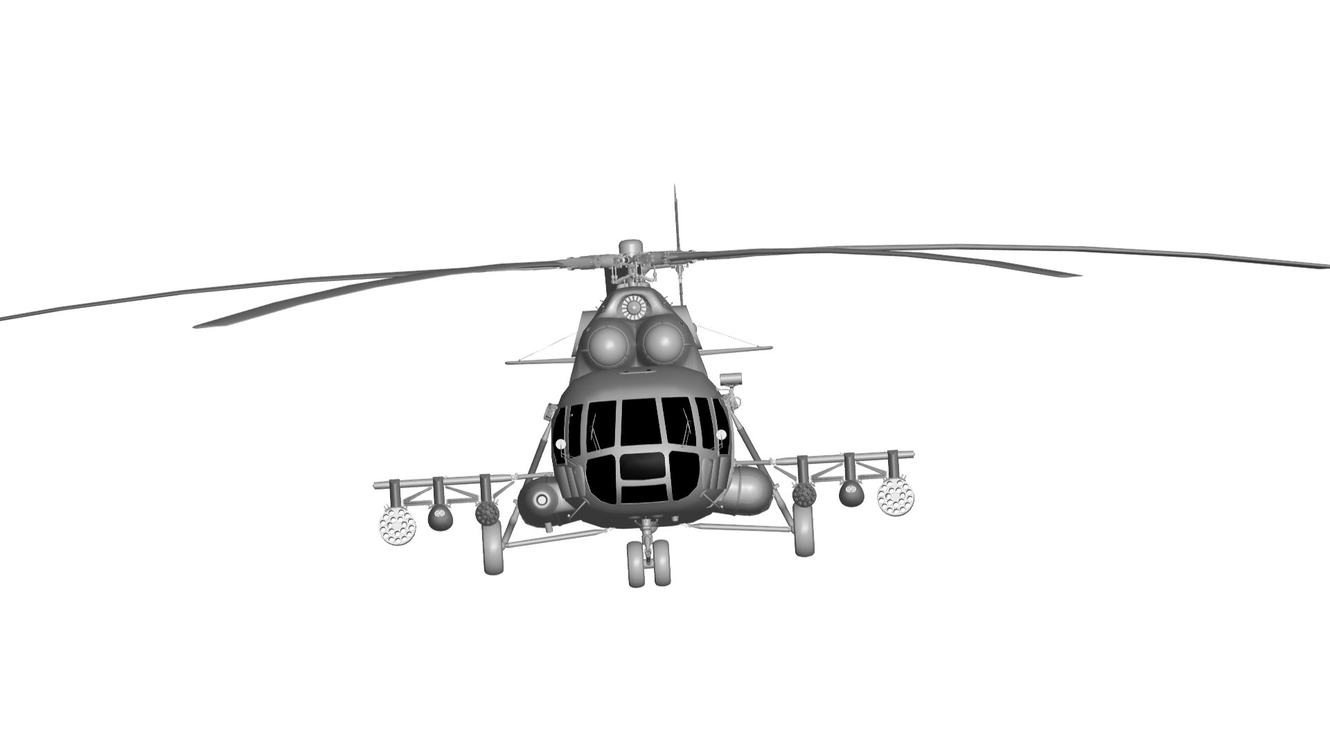 Mil Mi-8 3D Model - TurboSquid 1985329