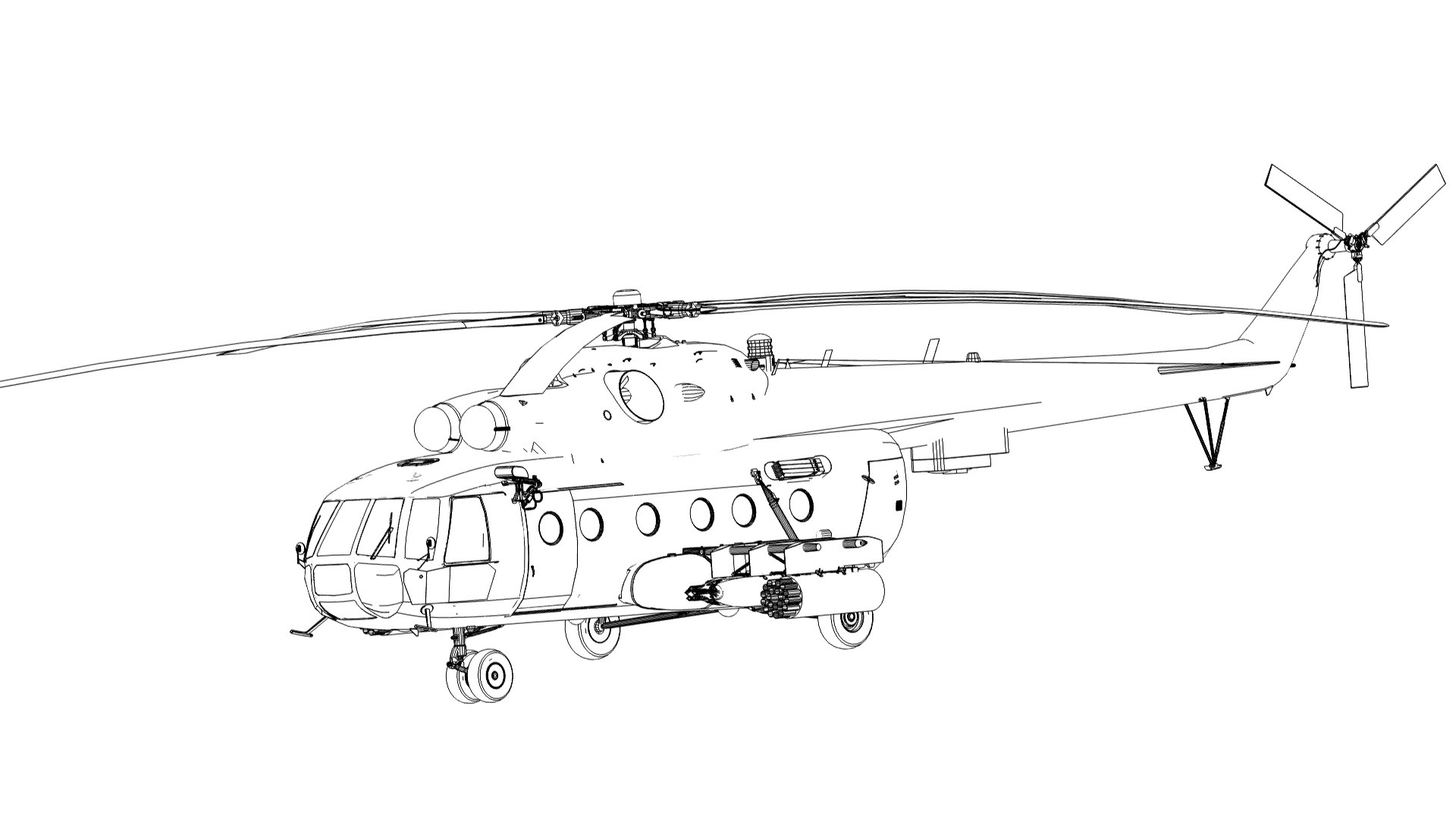 Mil Mi-8 3D Model - TurboSquid 1985329