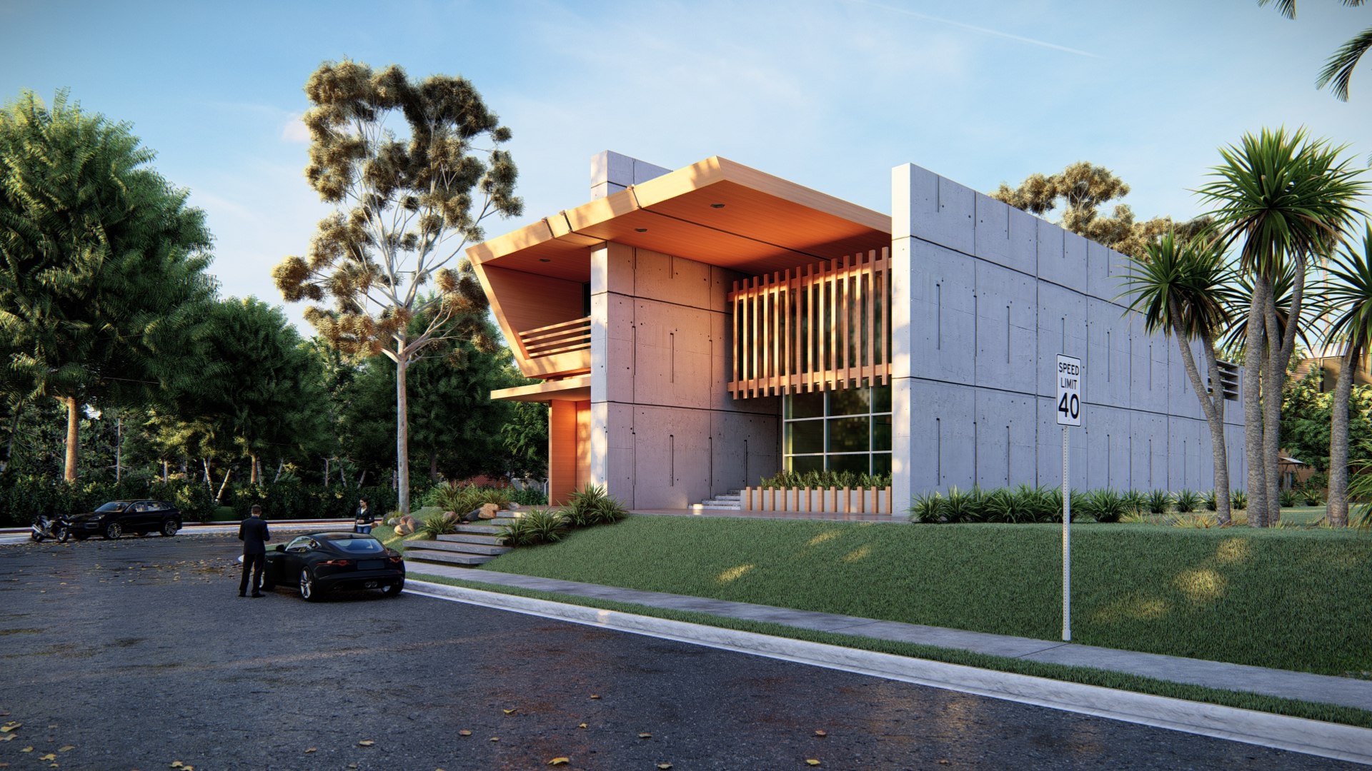 3D Modern Building Architecture Model - TurboSquid 1662578