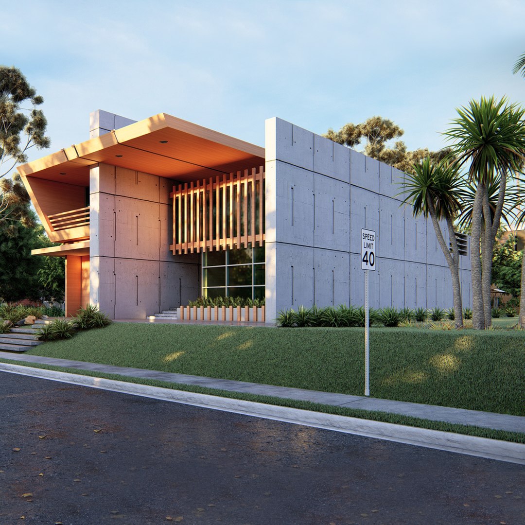 3D Modern Building Architecture Model - TurboSquid 1662578