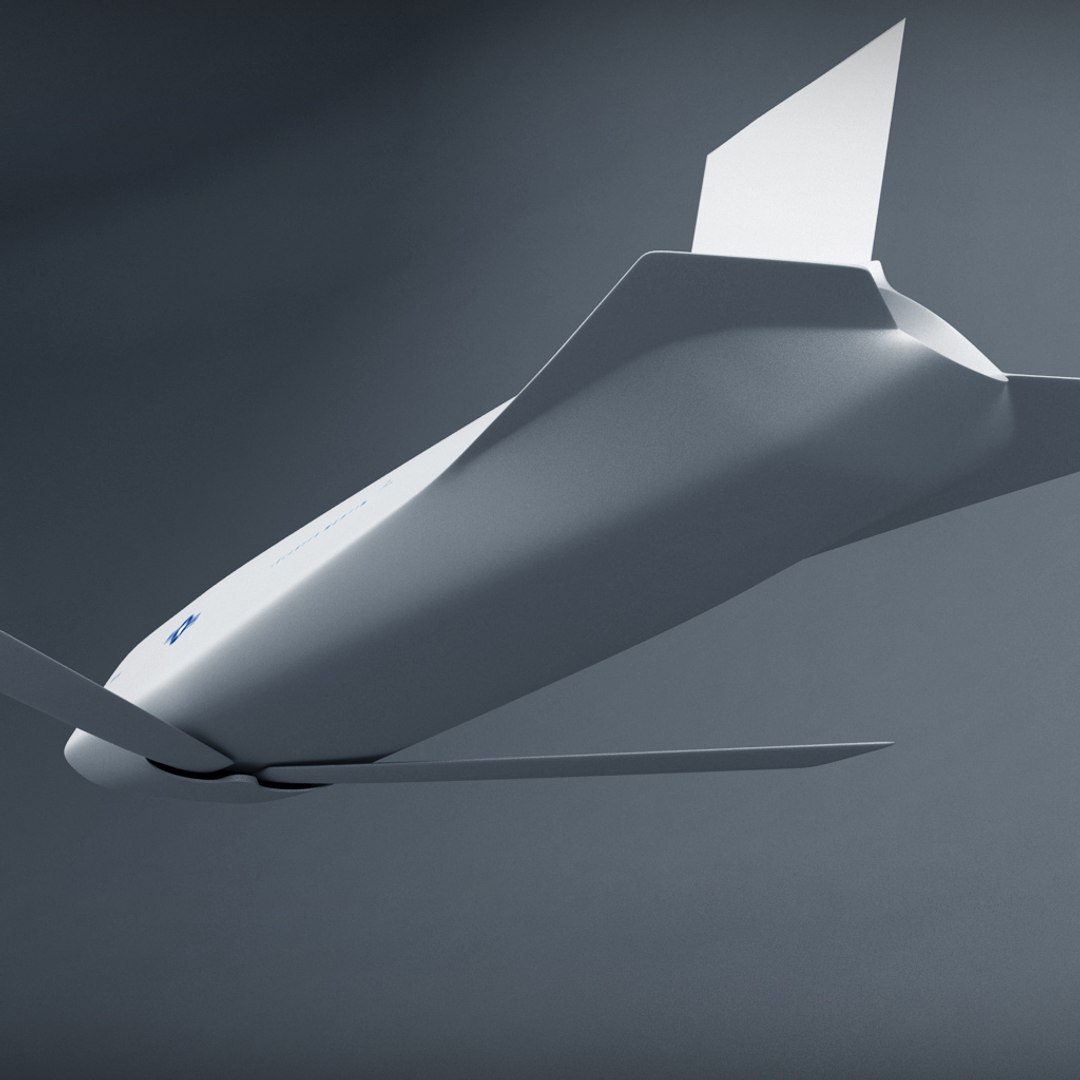 3d Model Jassm Agm-158 Missile
