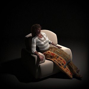 3d human rigged model