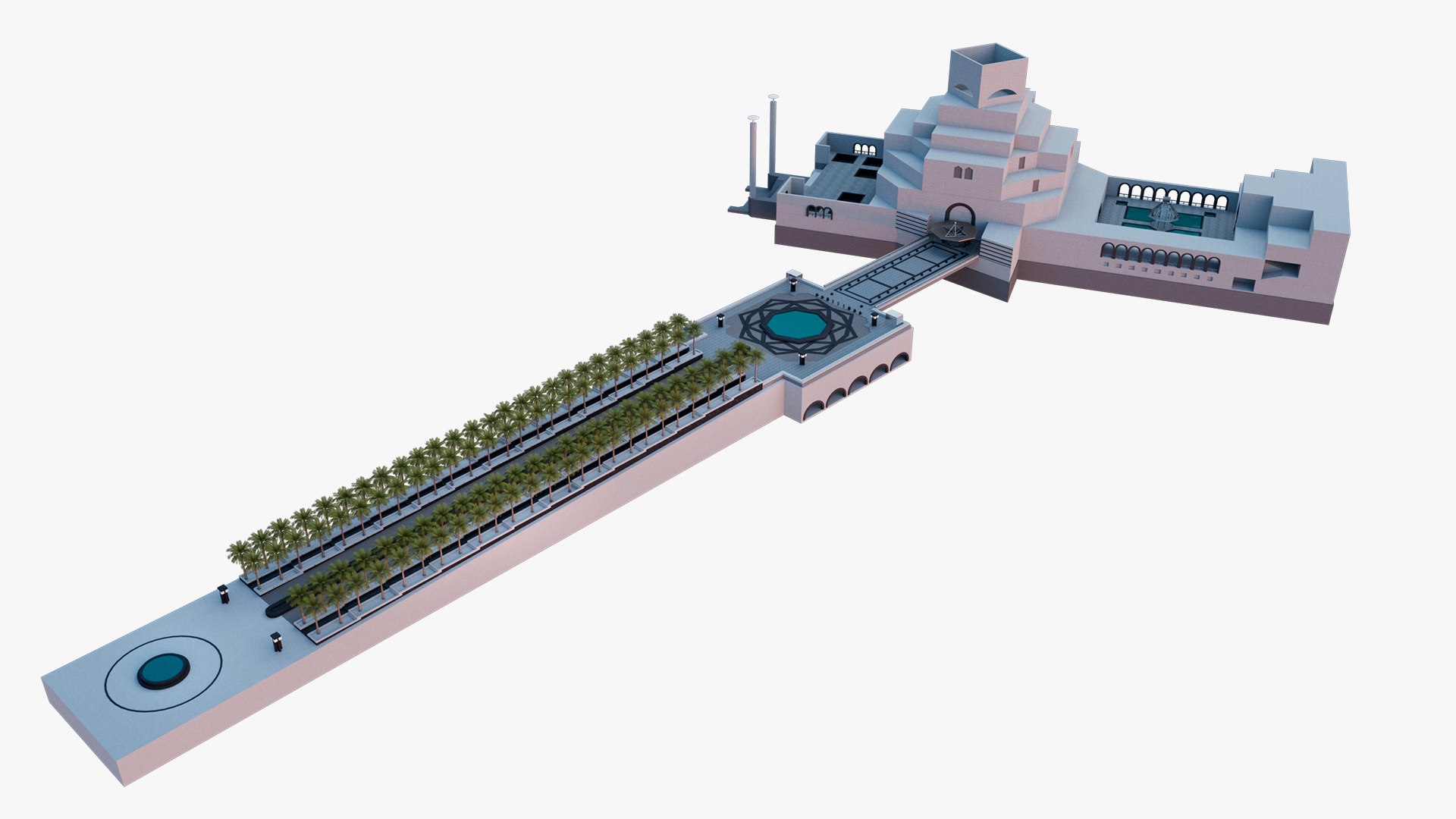 3D Museum Of Islamic Art Qatar 3D Model - TurboSquid 2490366