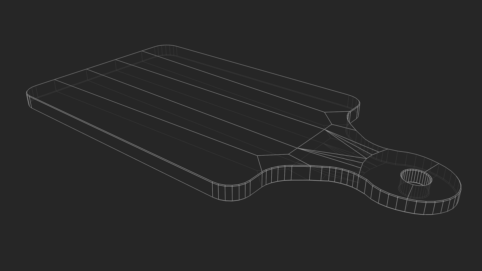 Wooden Chopping Board 3D Model - TurboSquid 1735688