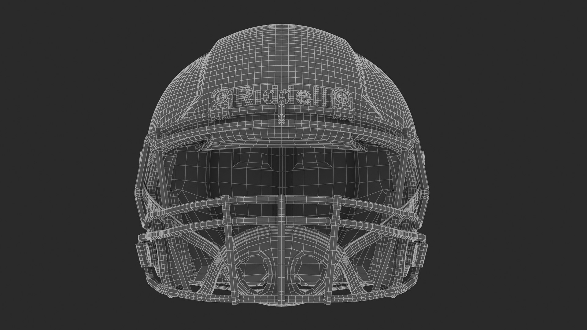 3D Riddell Victor Youth Helmet PBR Realistic Model - TurboSquid 2053796