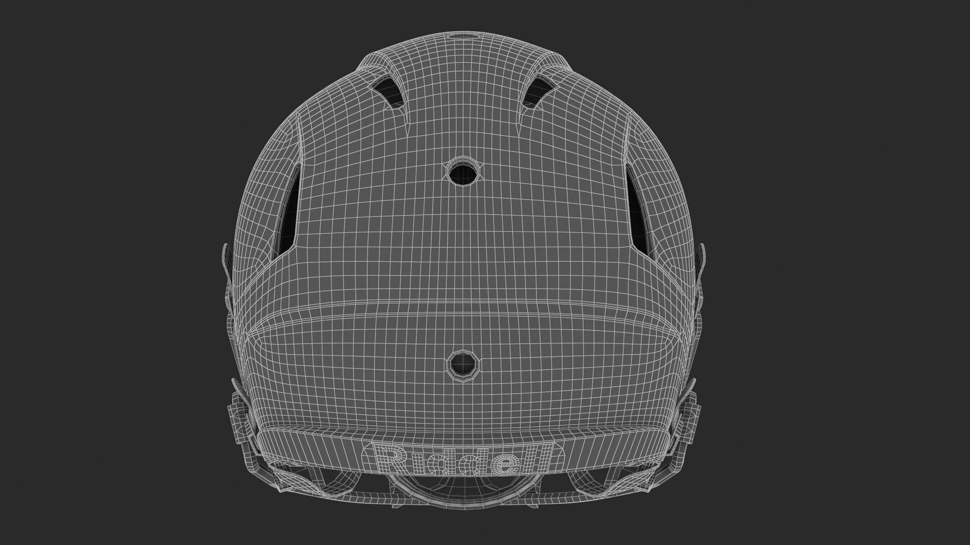 3D Riddell Victor Youth Helmet PBR Realistic Model - TurboSquid 2053796
