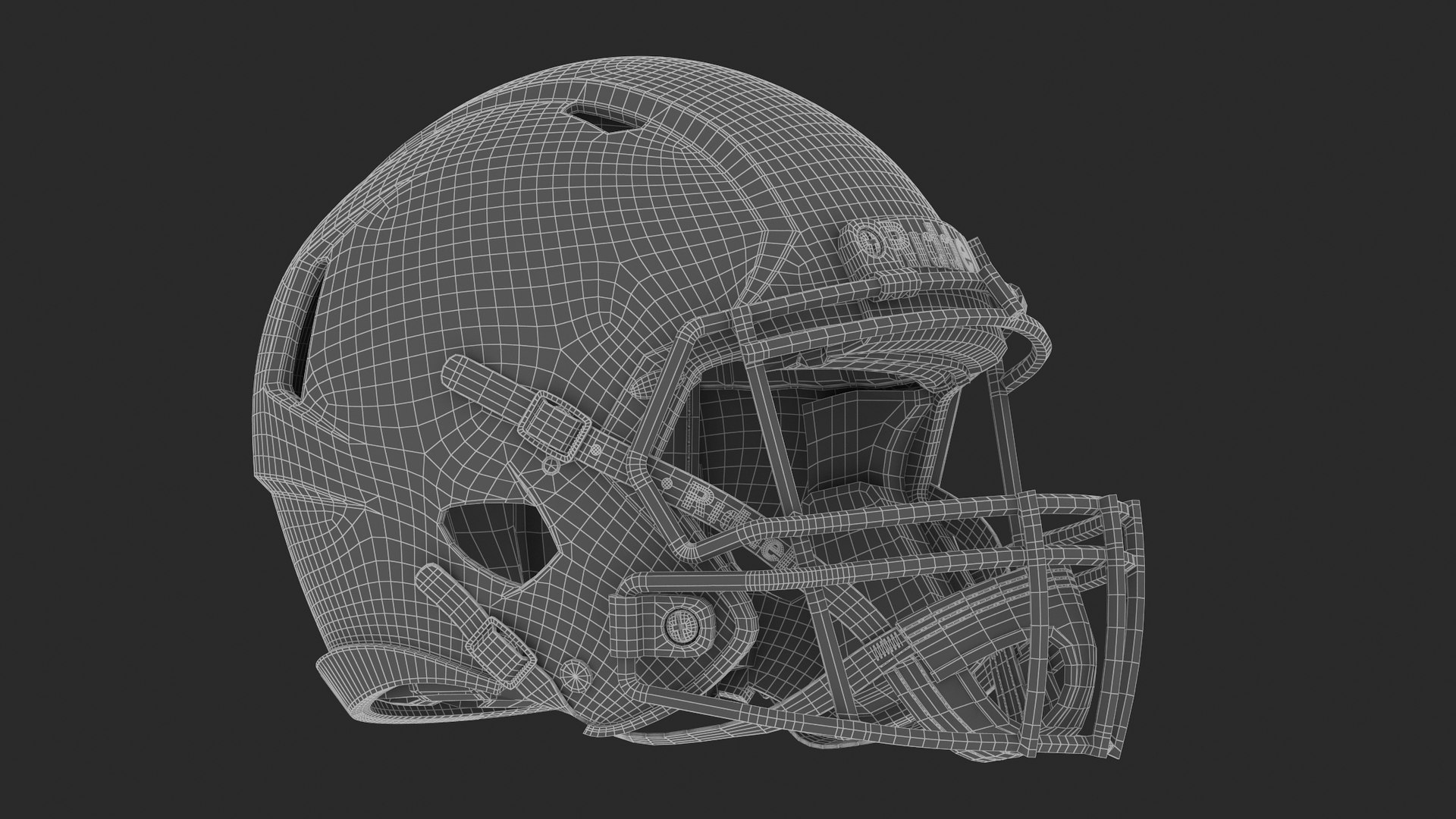 3D Riddell Victor Youth Helmet PBR Realistic Model - TurboSquid 2053796