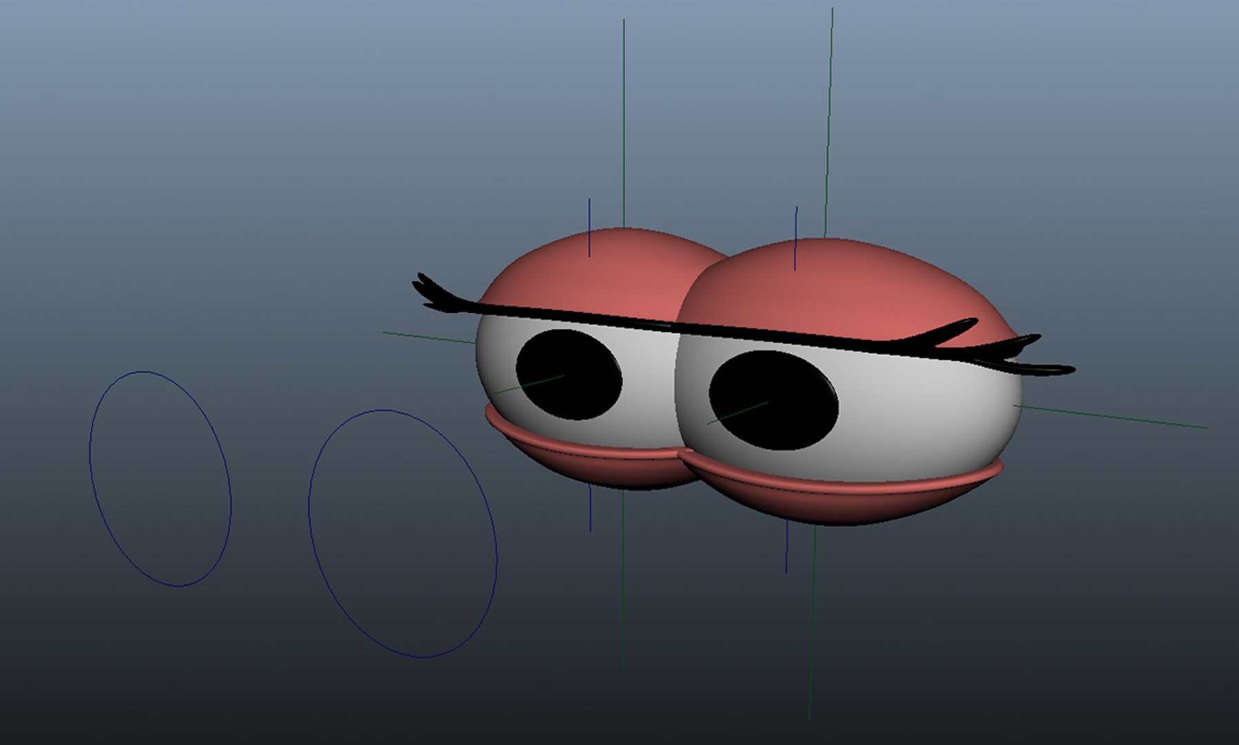 Cartoon eye rig 3D model - TurboSquid 1218672