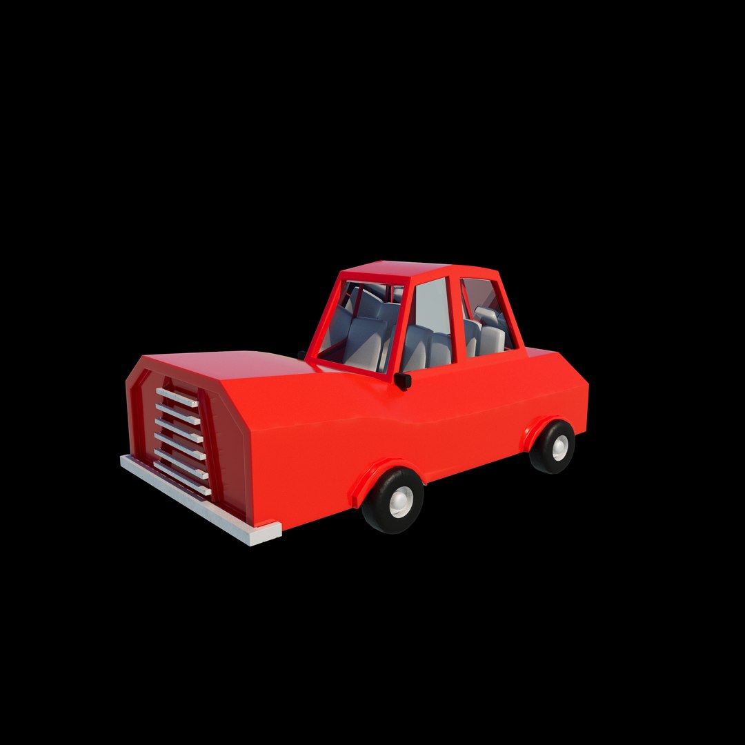 3D Model Red-car 3D Model - TurboSquid 2344080