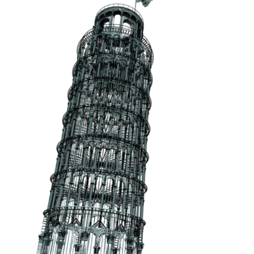 Pisa Tower 3d Model