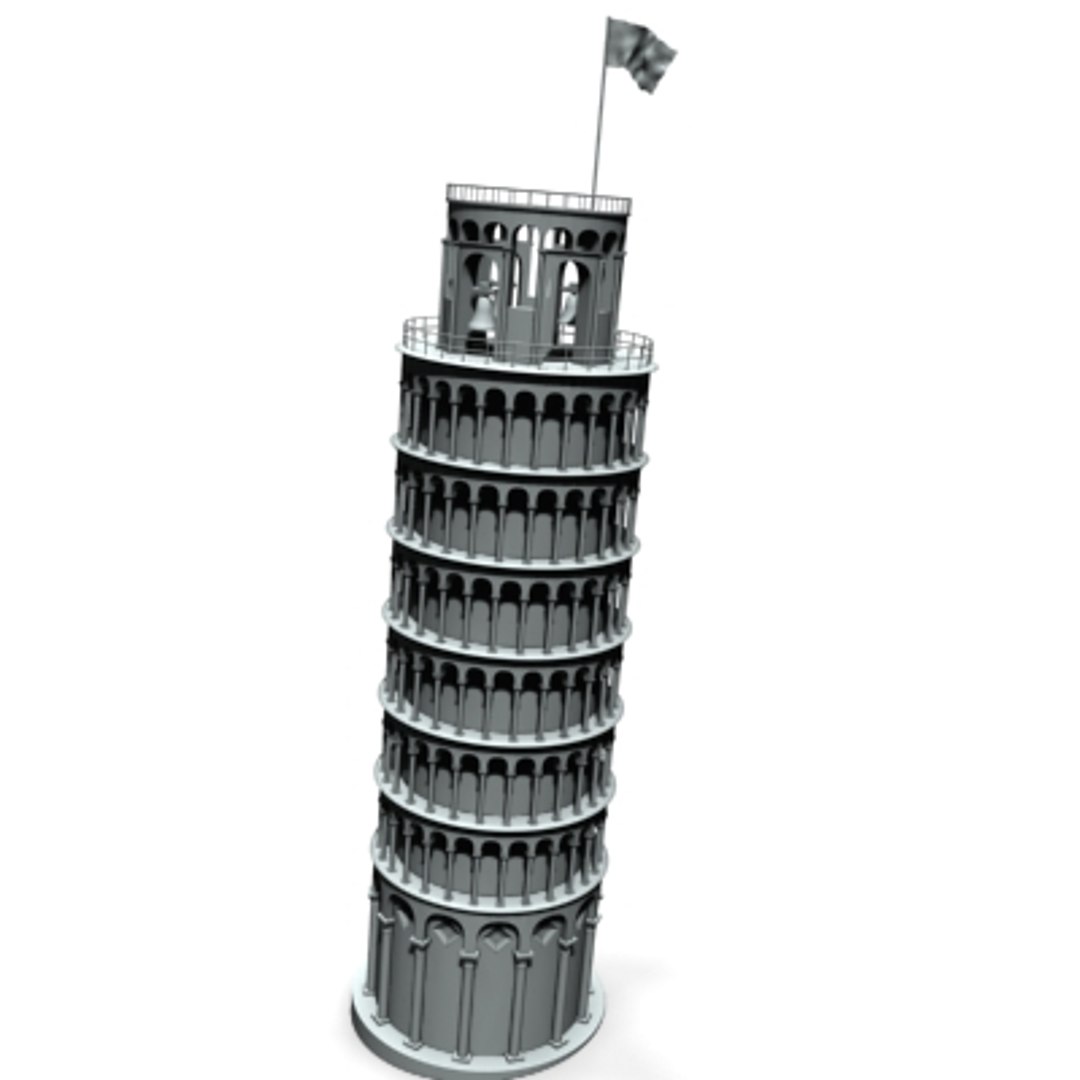 Pisa Tower 3d Model