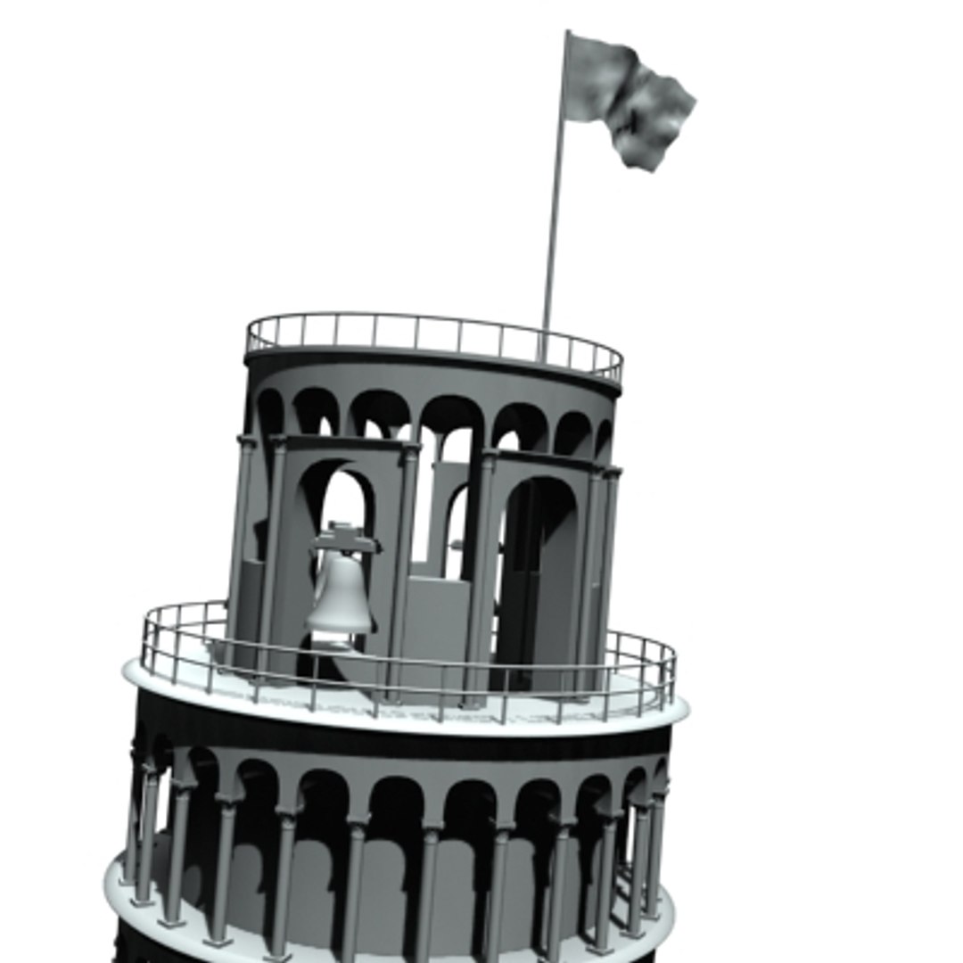Pisa Tower 3d Model