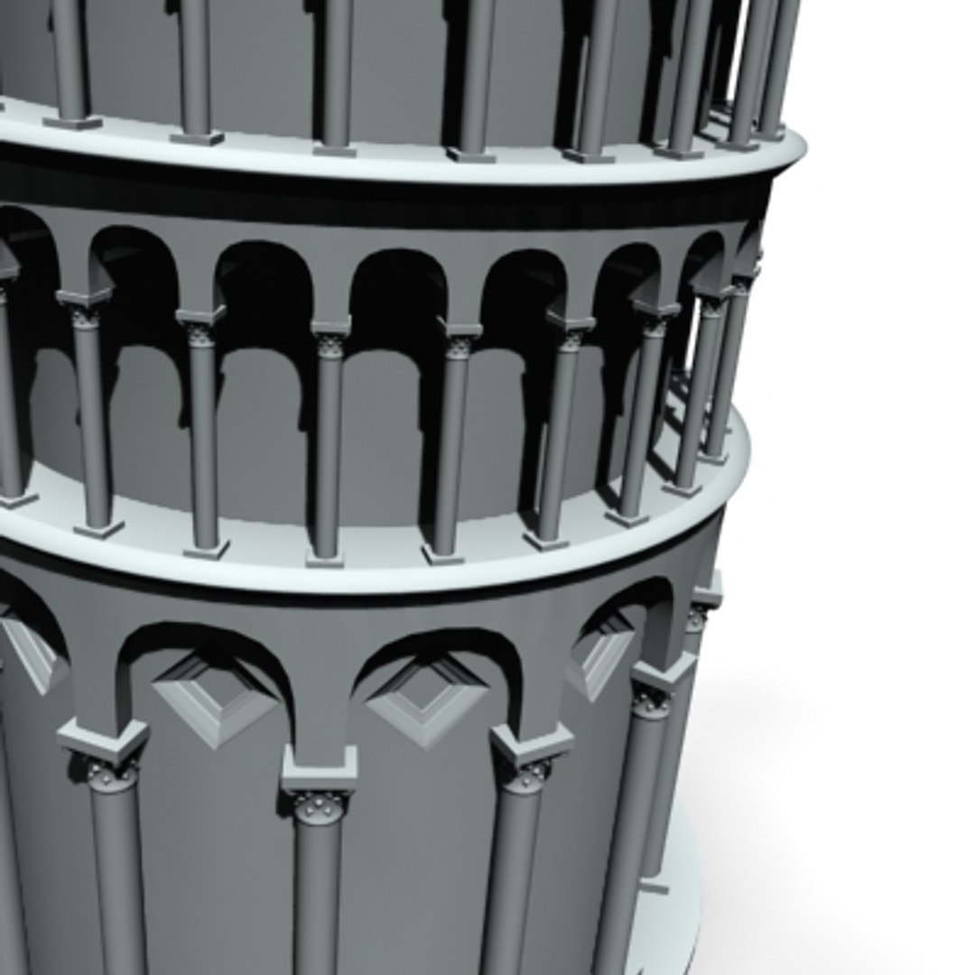 Pisa Tower 3d Model