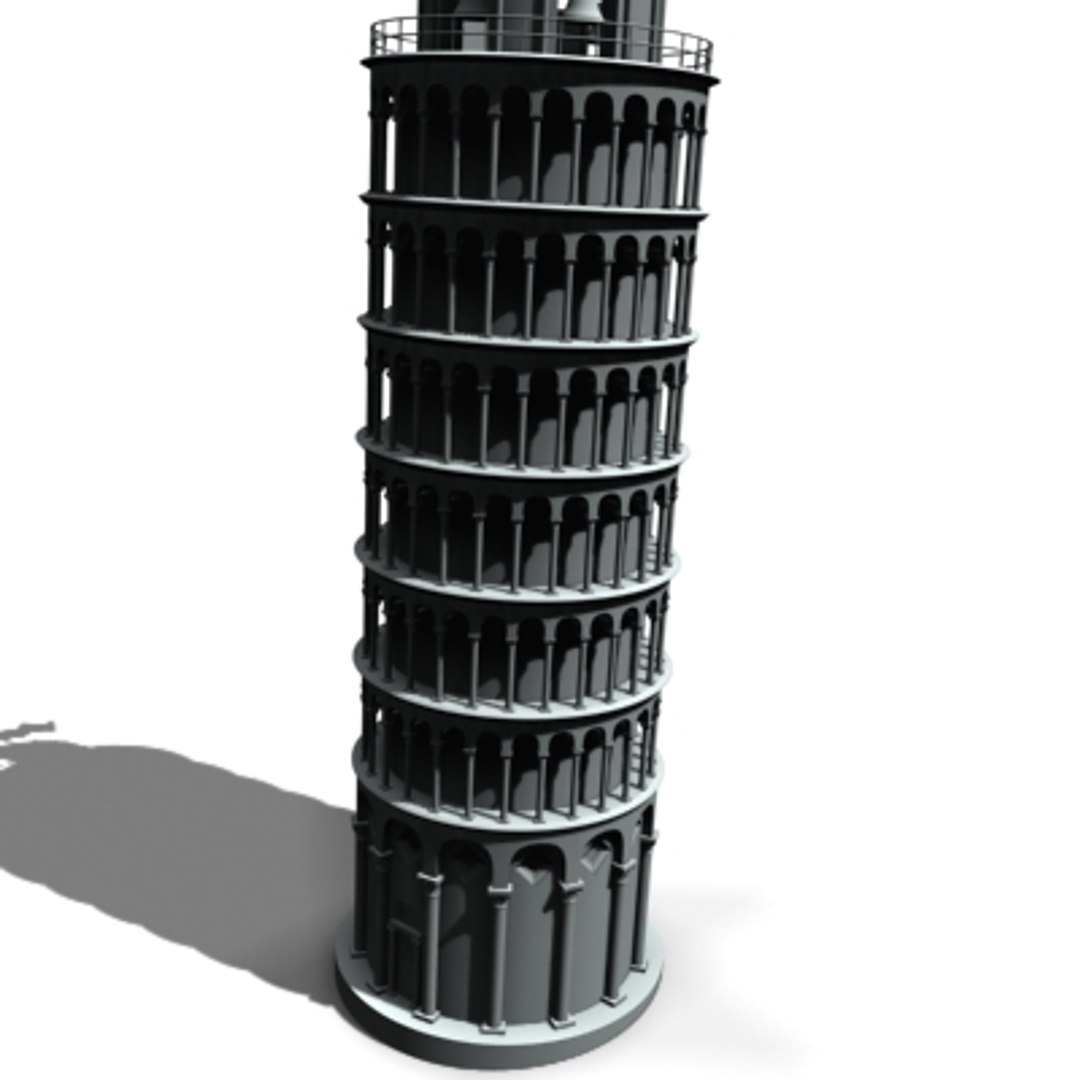Pisa Tower 3d Model
