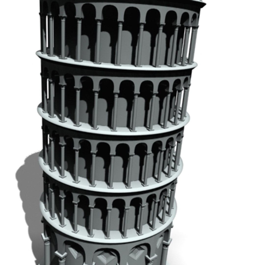 Pisa Tower 3d Model