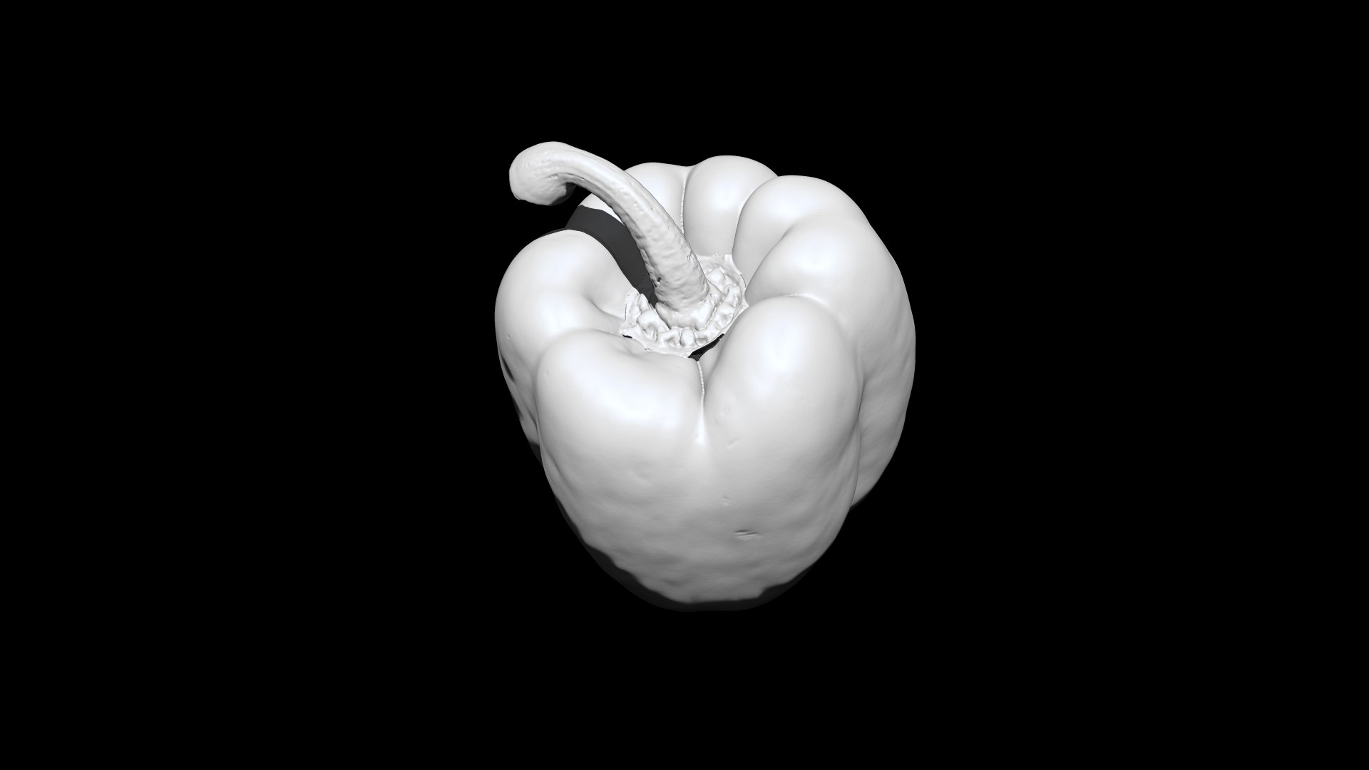 Red Paprika 3D CT Scan model Decimate 50percent Model - TurboSquid 1885772