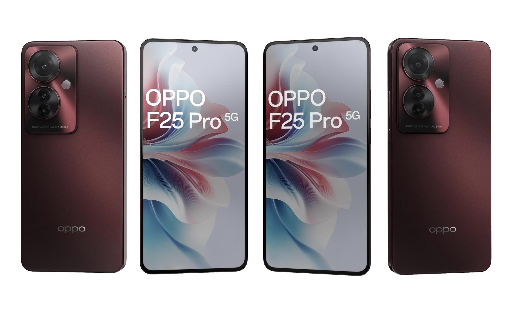 3D OPPO F25 Pro 5G Lava Red Model - TurboSquid 2199137