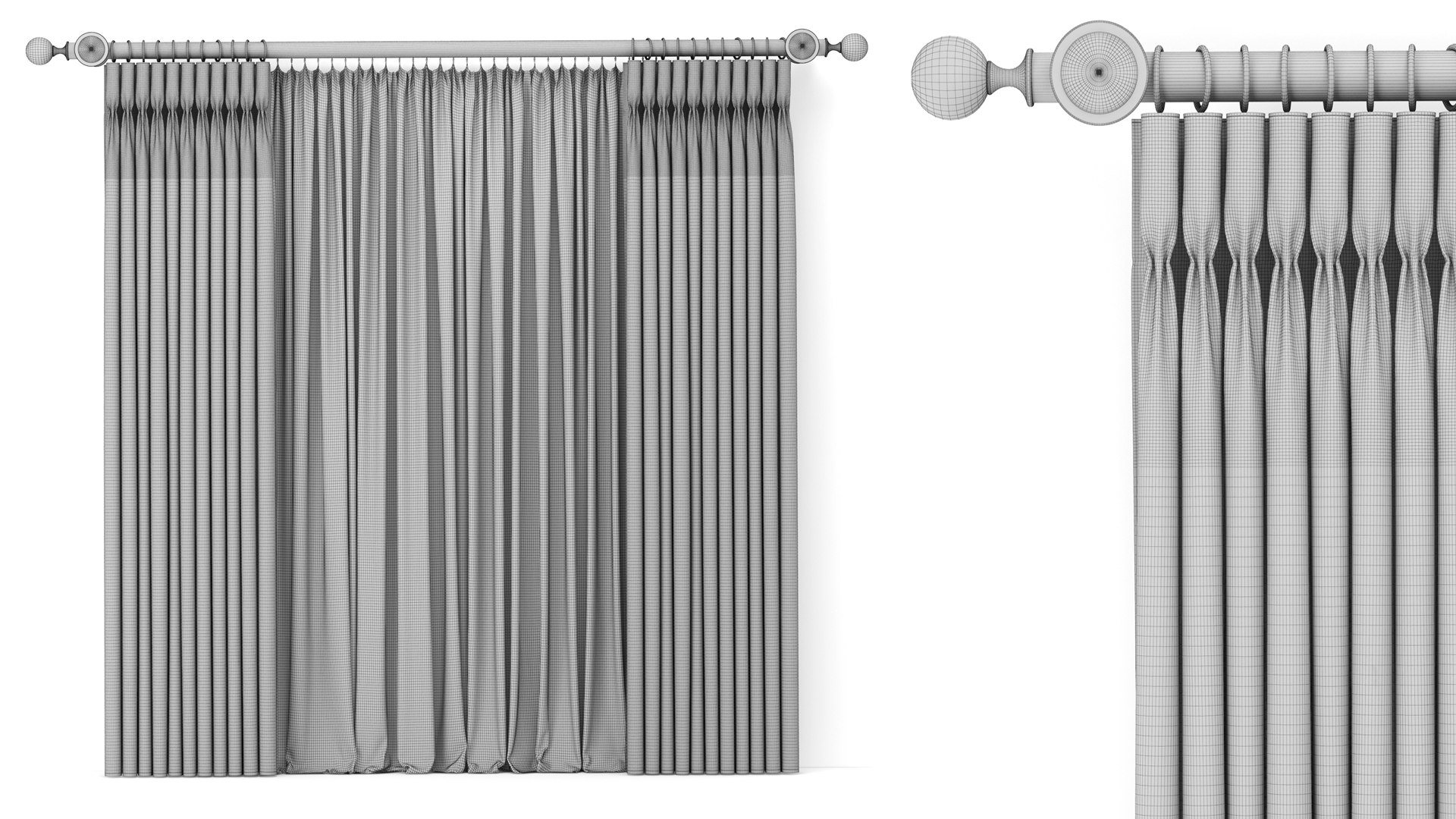 Curtain Collection 1 3D Model - TurboSquid 2106724