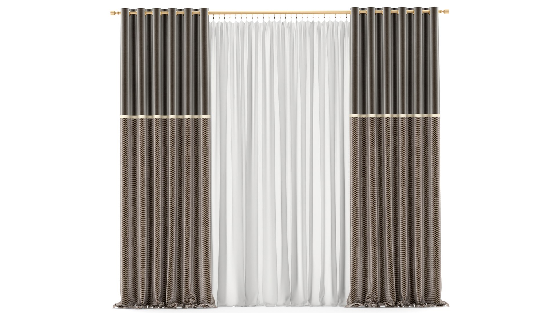 Curtain Collection 1 3D Model - TurboSquid 2106724