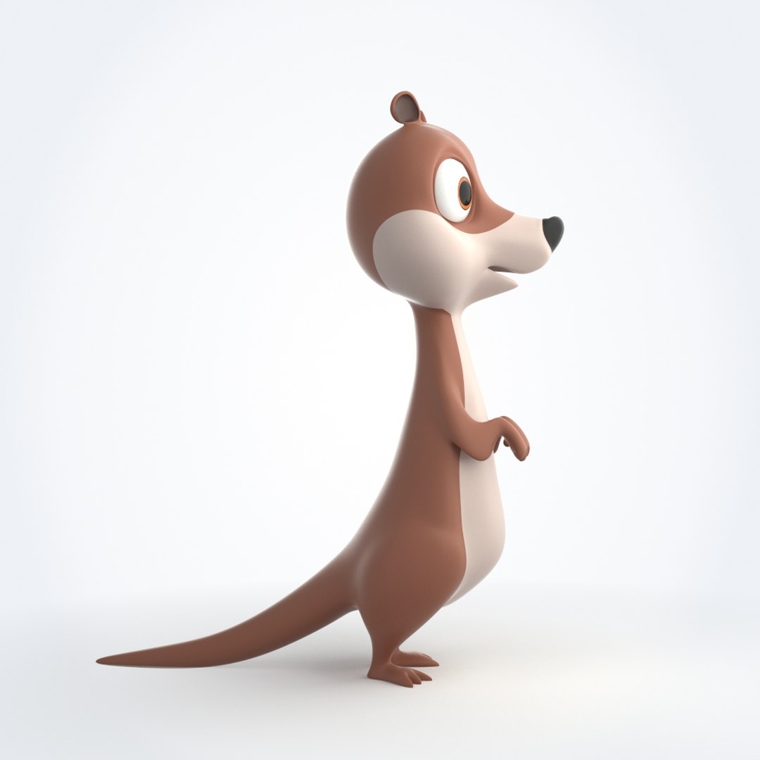3D Otter Model - TurboSquid 1932847