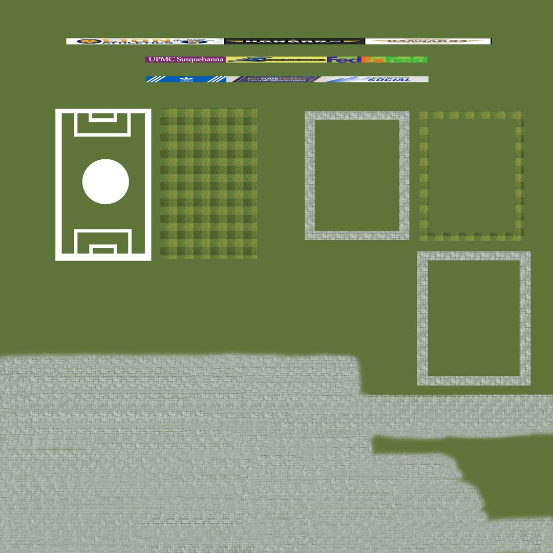 Soccer pitch football model - TurboSquid 1299796