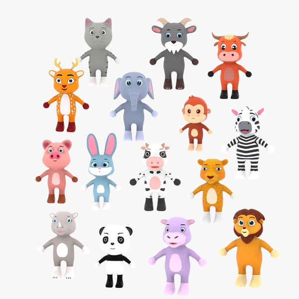 3D модель Wild Animals Pack 1 - TurboSquid 2012769