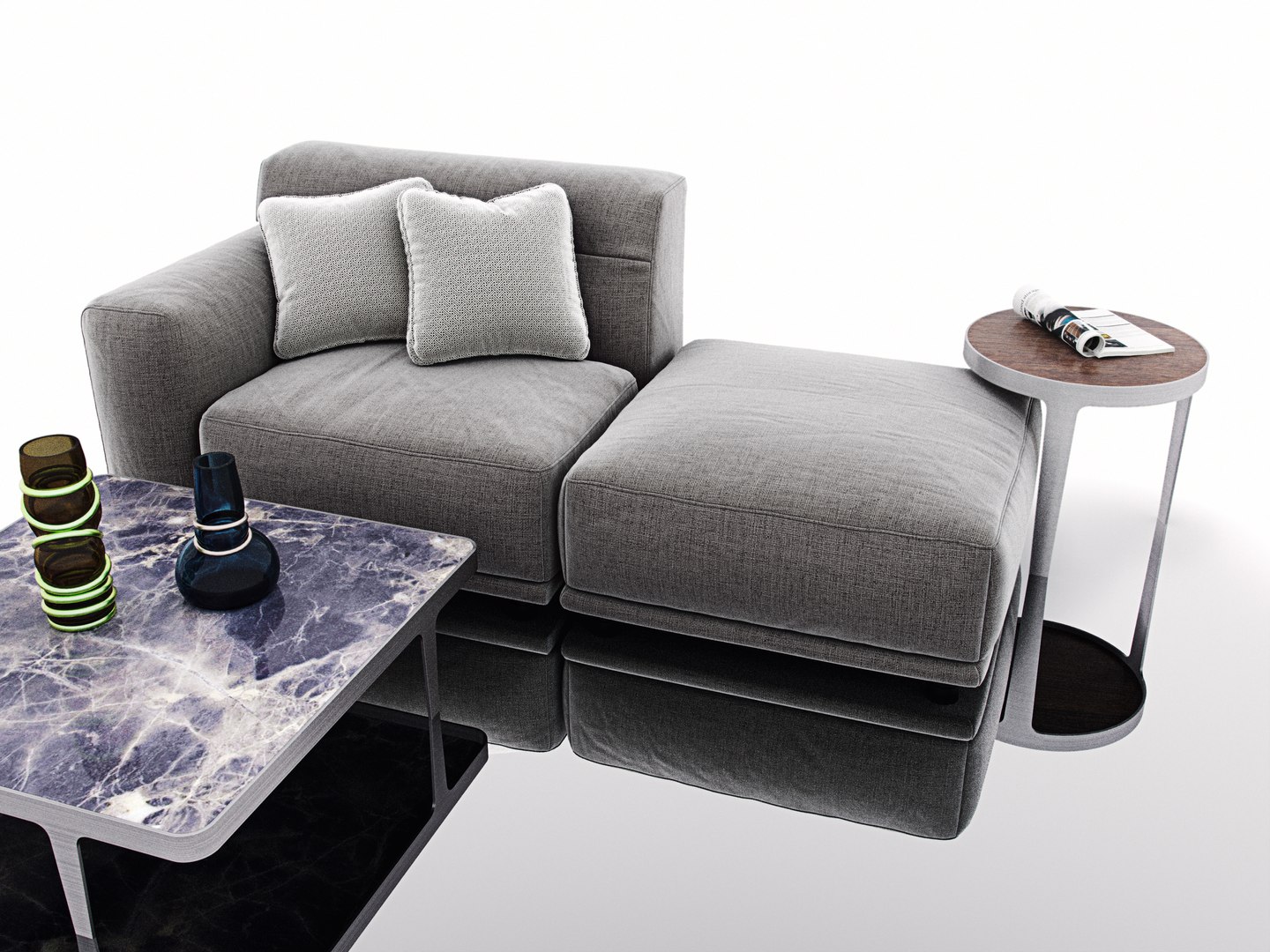 Natuzzi Dorian 3D Model - TurboSquid 1252967