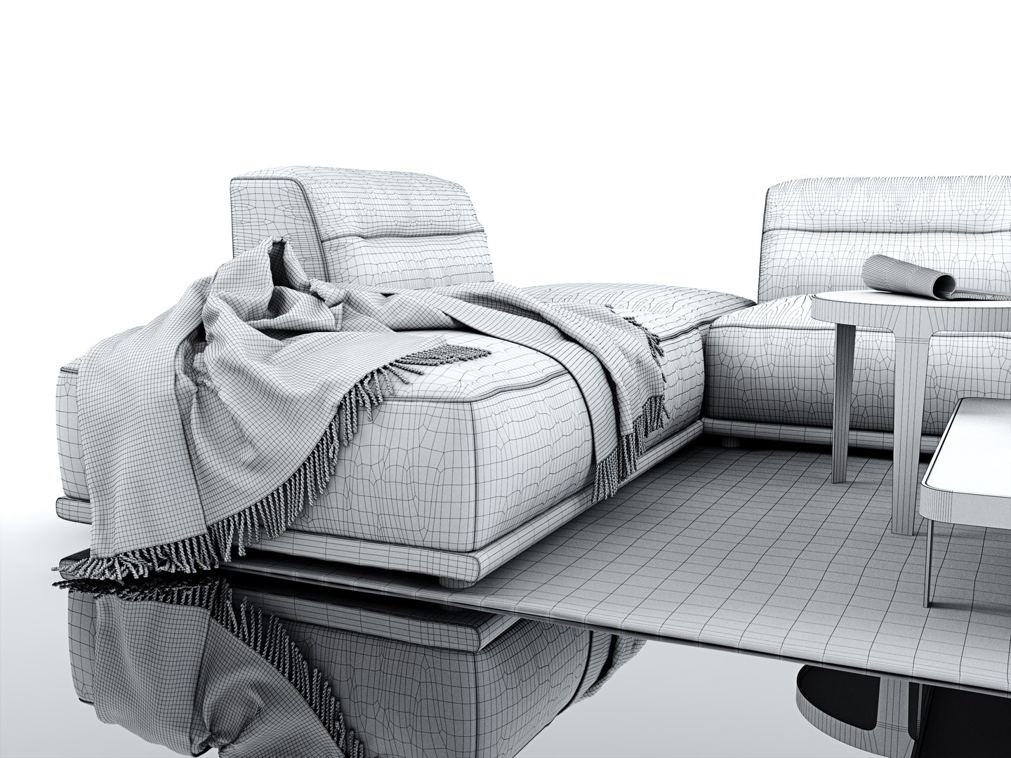 Natuzzi Dorian 3D Model - TurboSquid 1252967