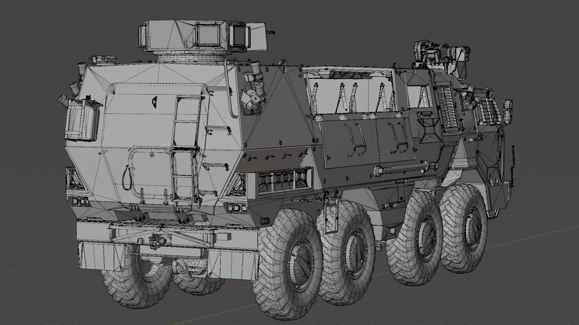 Military Vehicle MRAP 3D - TurboSquid 2349476