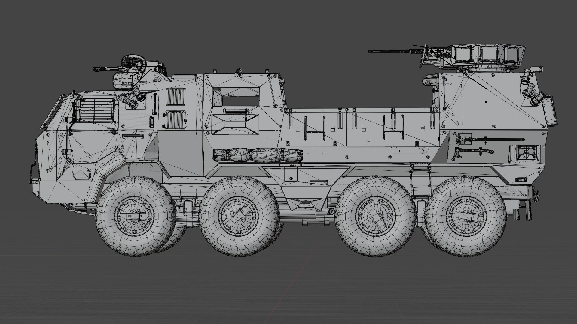 Military Vehicle MRAP 3D - TurboSquid 2349476