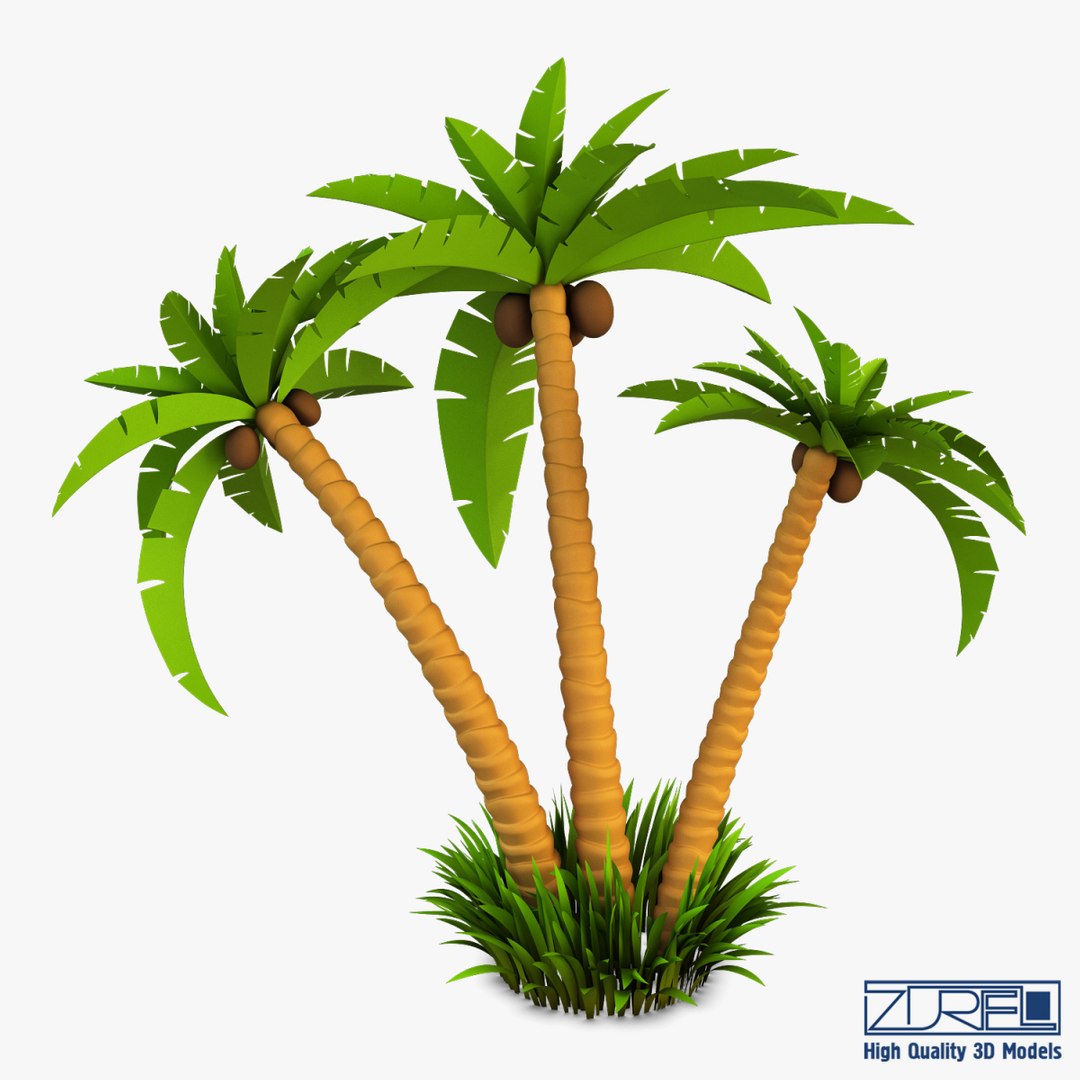 Palm Tree V 2 3d Model