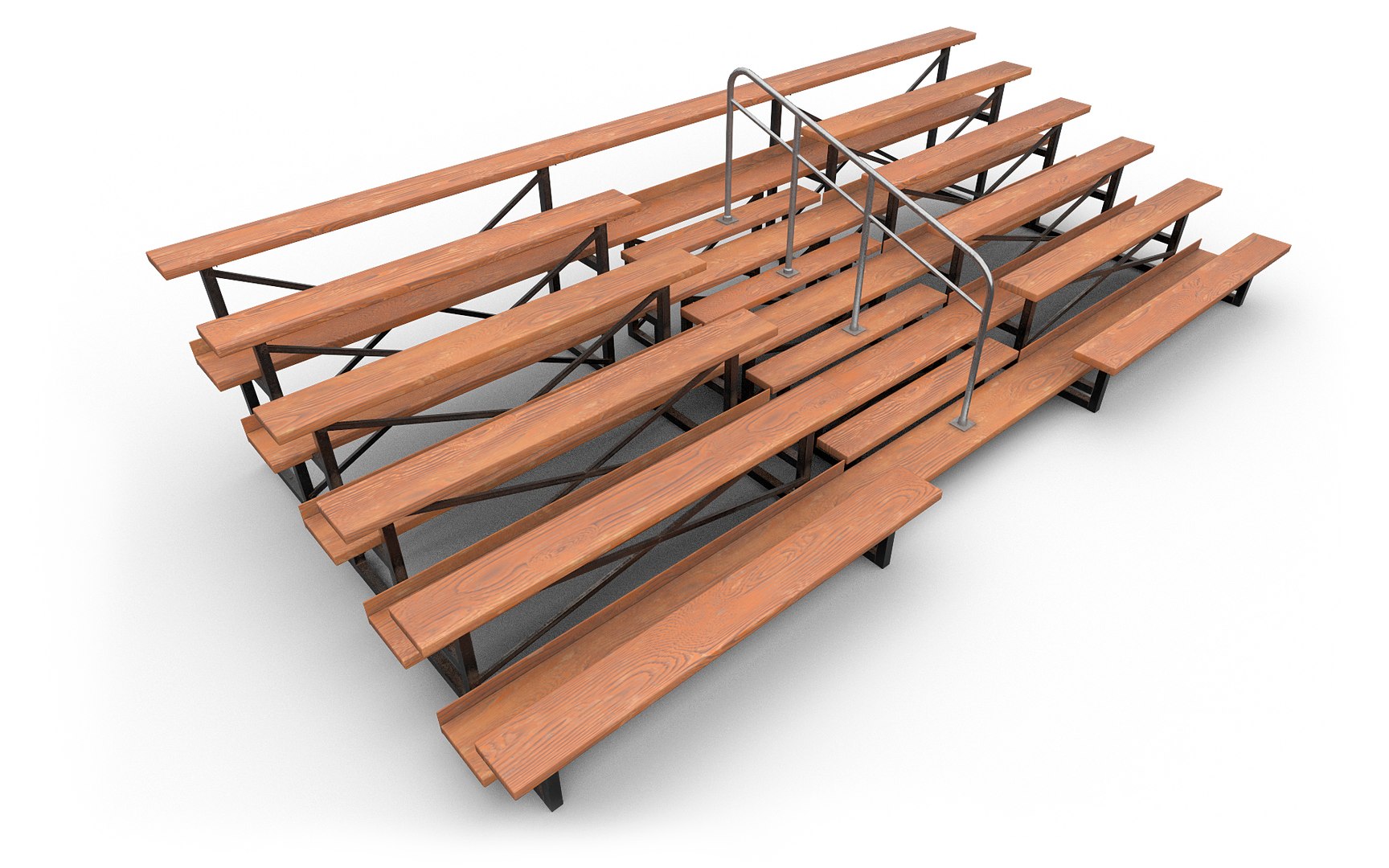 3D Model Stadium Bench - TurboSquid 2120708