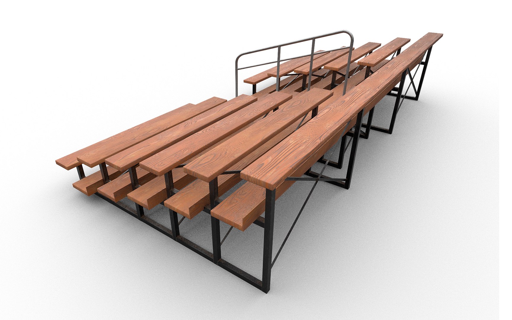 3D Model Stadium Bench - TurboSquid 2120708