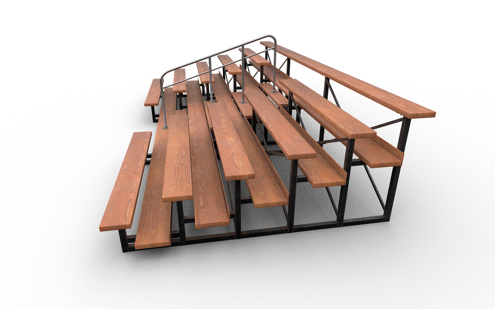 3D Model Stadium Bench - TurboSquid 2120708