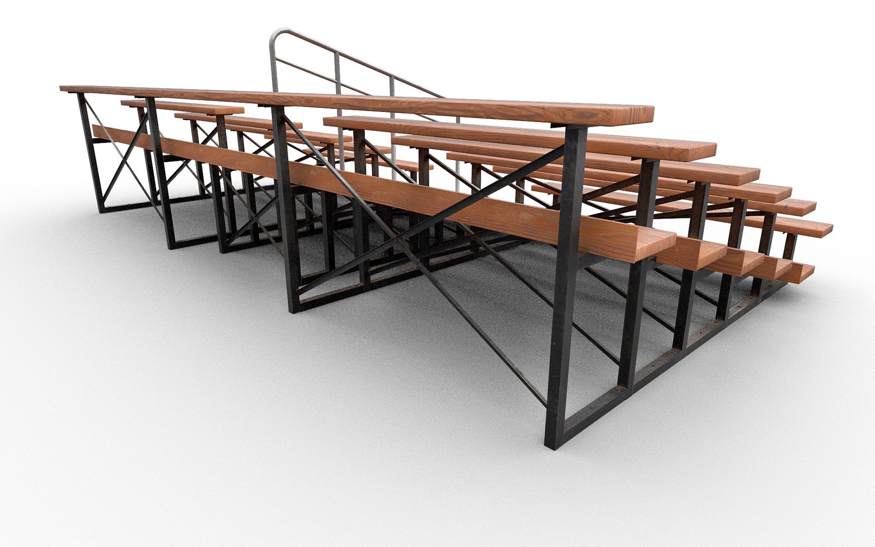3D Model Stadium Bench - TurboSquid 2120708