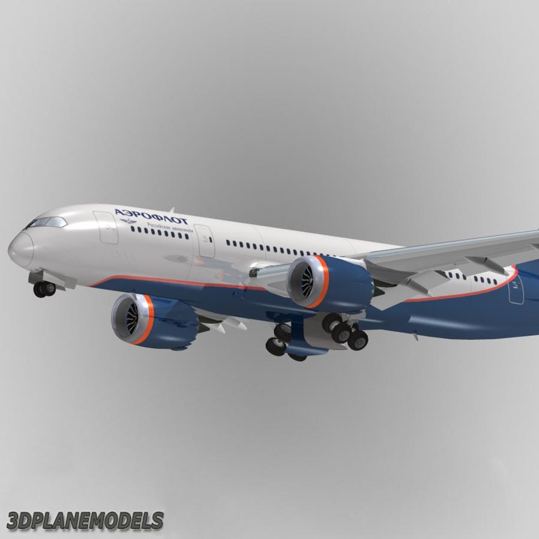 B787-8 Aeroflot 3d Max