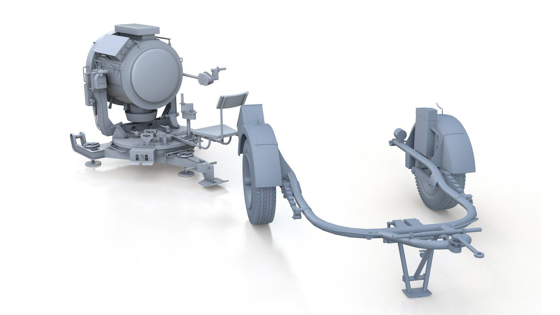 3D 60cm Flak Scheinwerfer 36 - Flak SW36 - TurboSquid 1943077