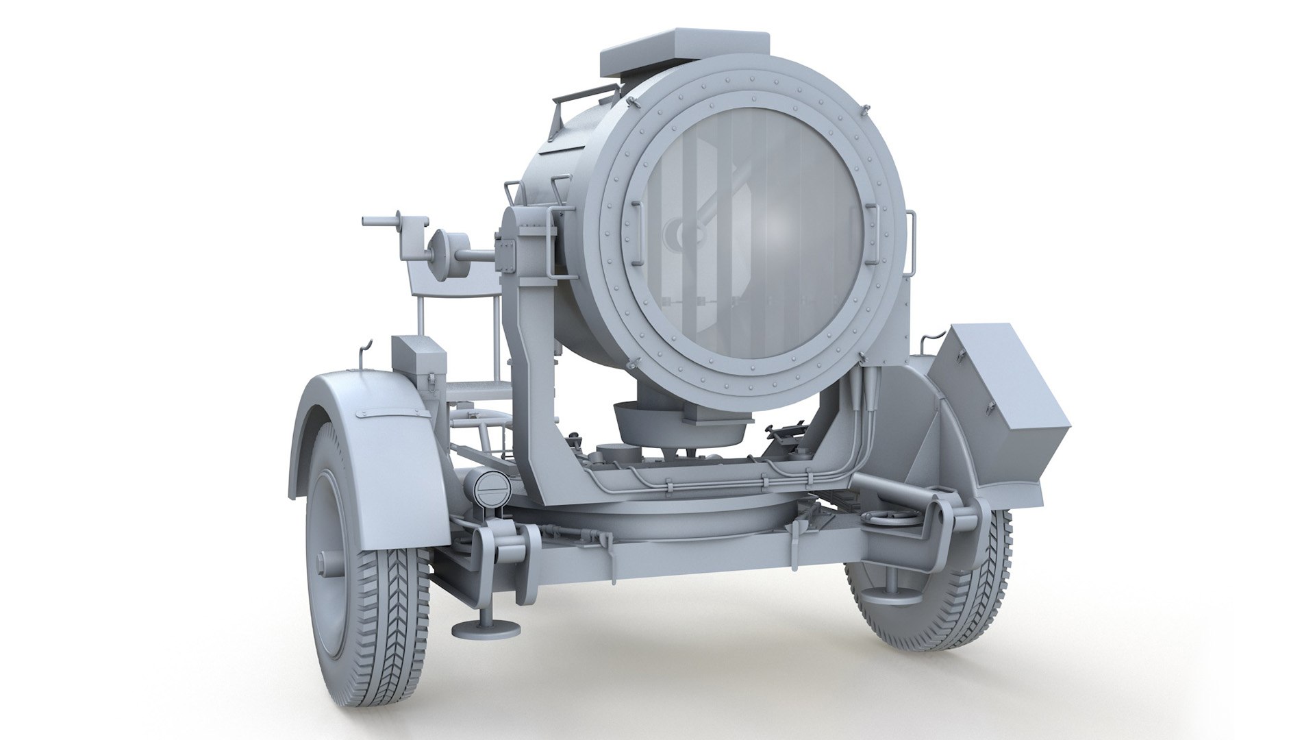 3D 60cm Flak Scheinwerfer 36 - Flak SW36 - TurboSquid 1943077