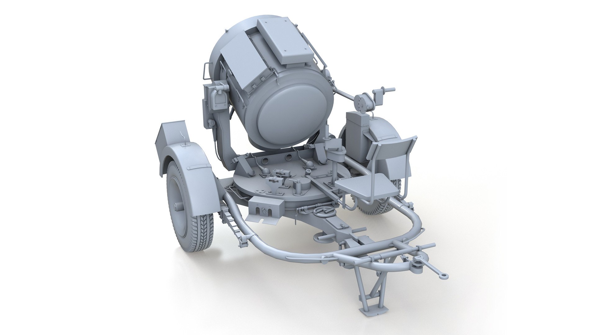 3D 60cm Flak Scheinwerfer 36 - Flak SW36 - TurboSquid 1943077