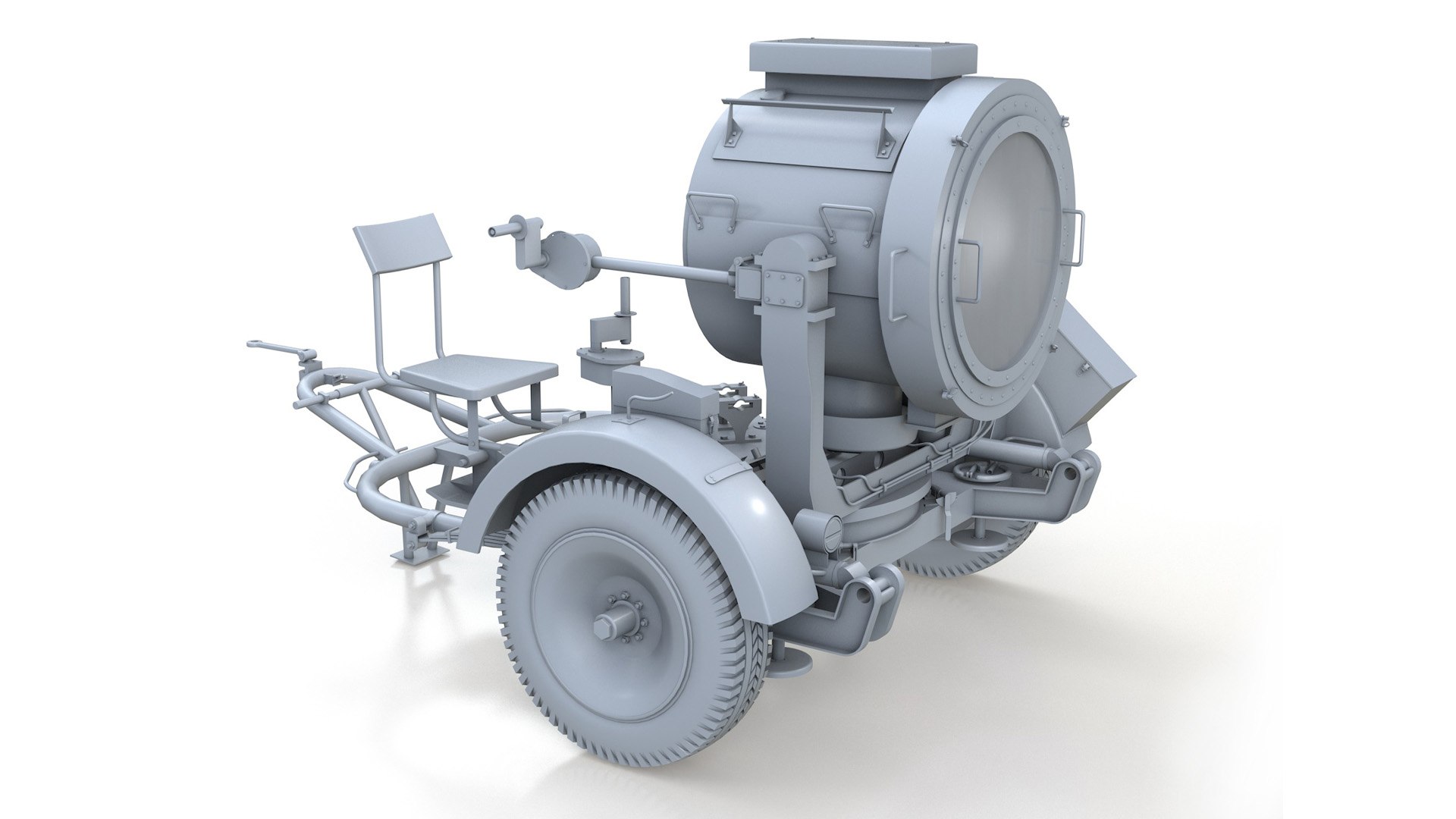 3D 60cm Flak Scheinwerfer 36 - Flak SW36 - TurboSquid 1943077