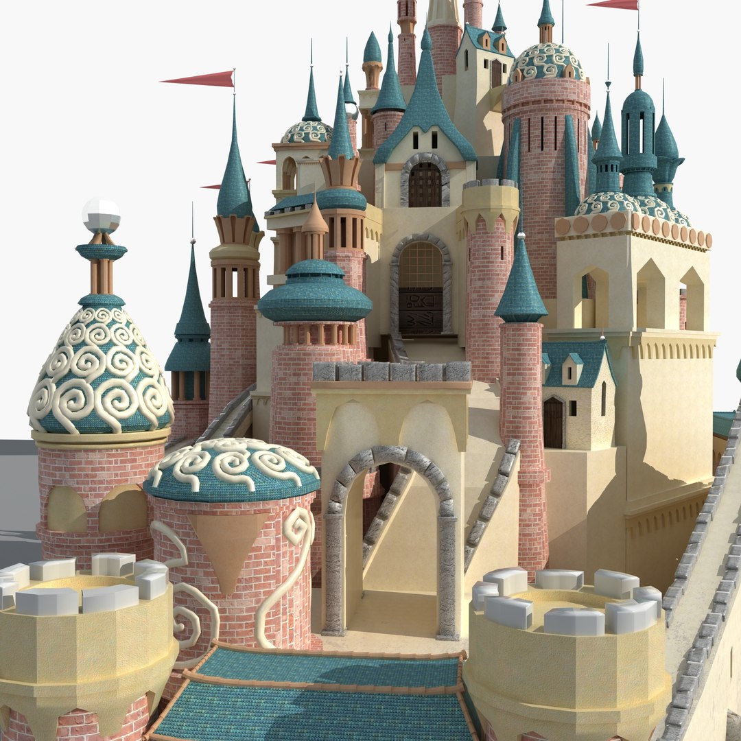 Castle 2 3D Model - TurboSquid 2128795