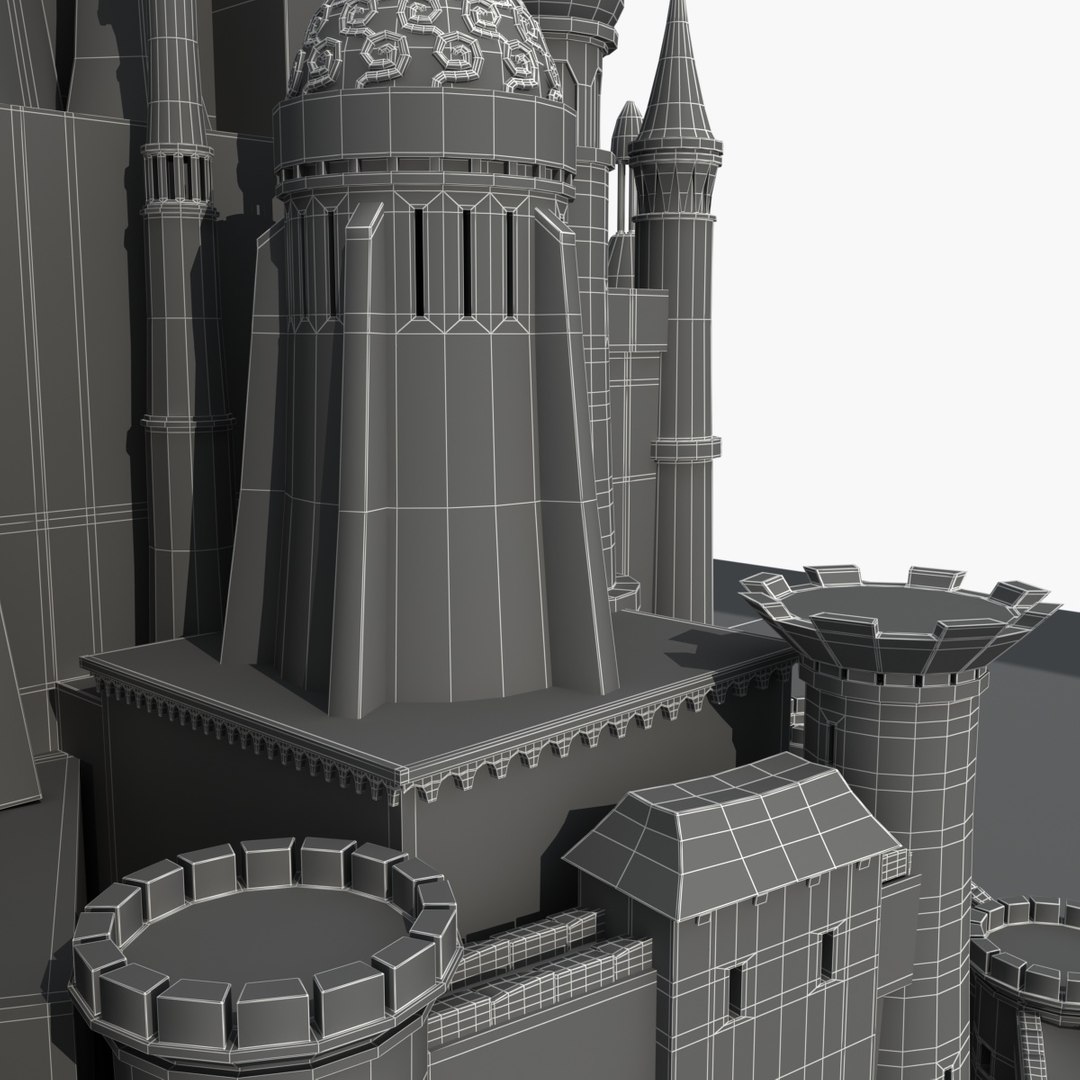 Castle 2 3D model - TurboSquid 2128795