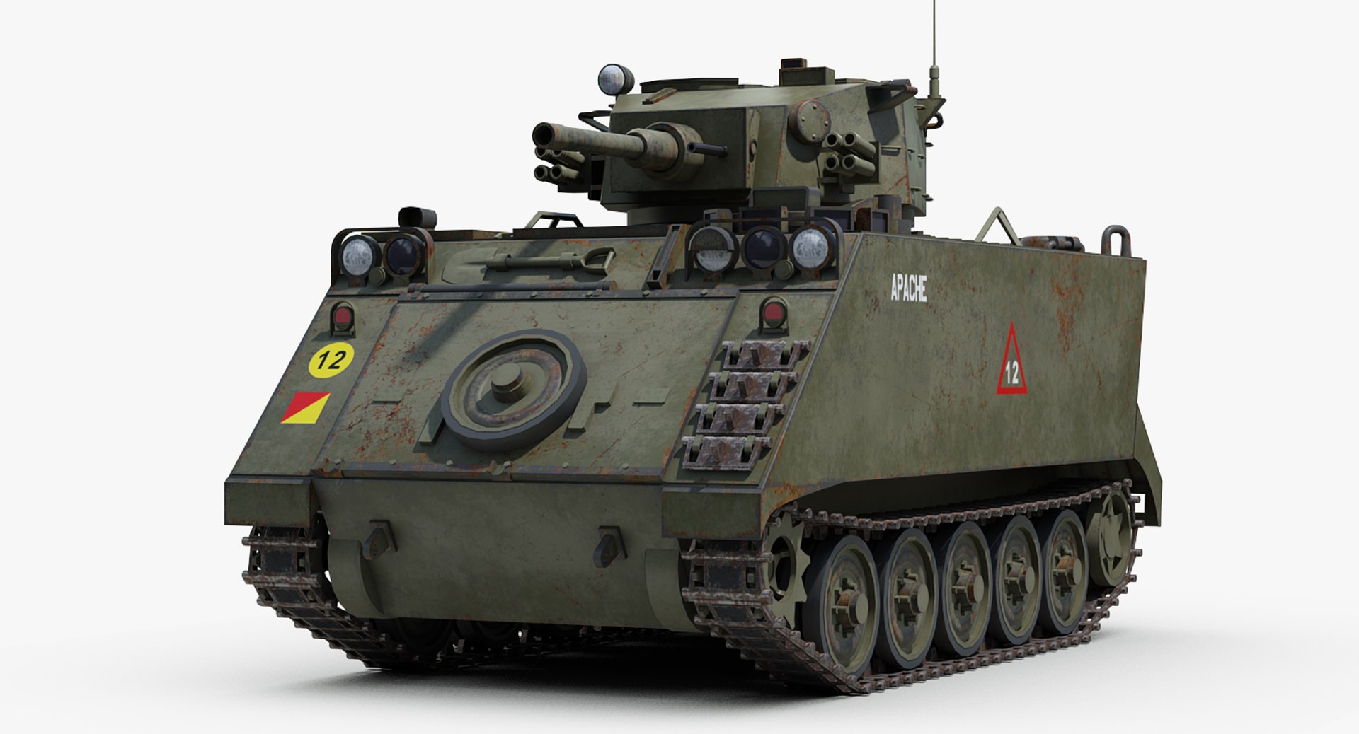 3D Model M113a1 Support Vehicle - TurboSquid 1397079