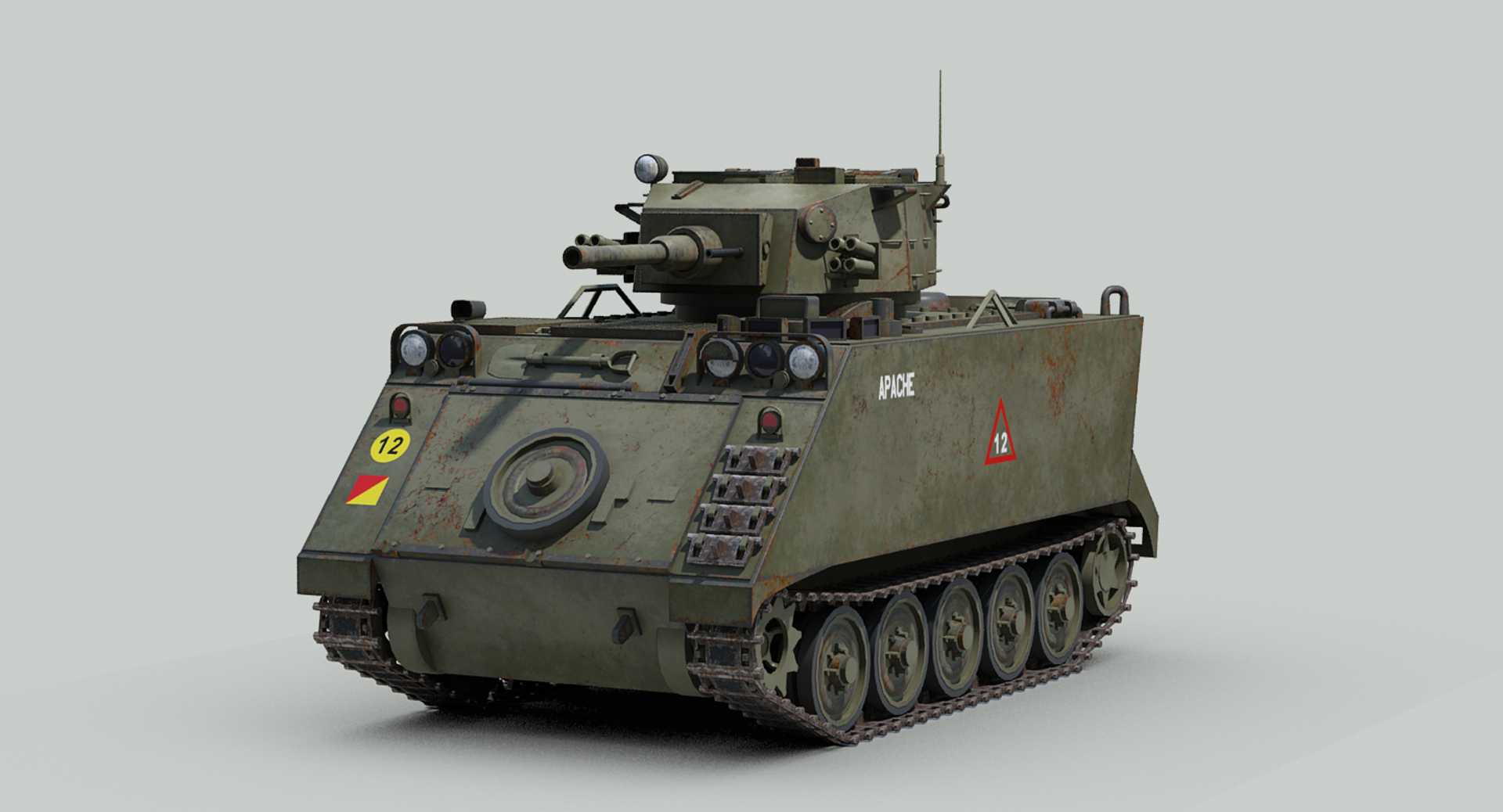 3D Model M113a1 Support Vehicle - TurboSquid 1397079