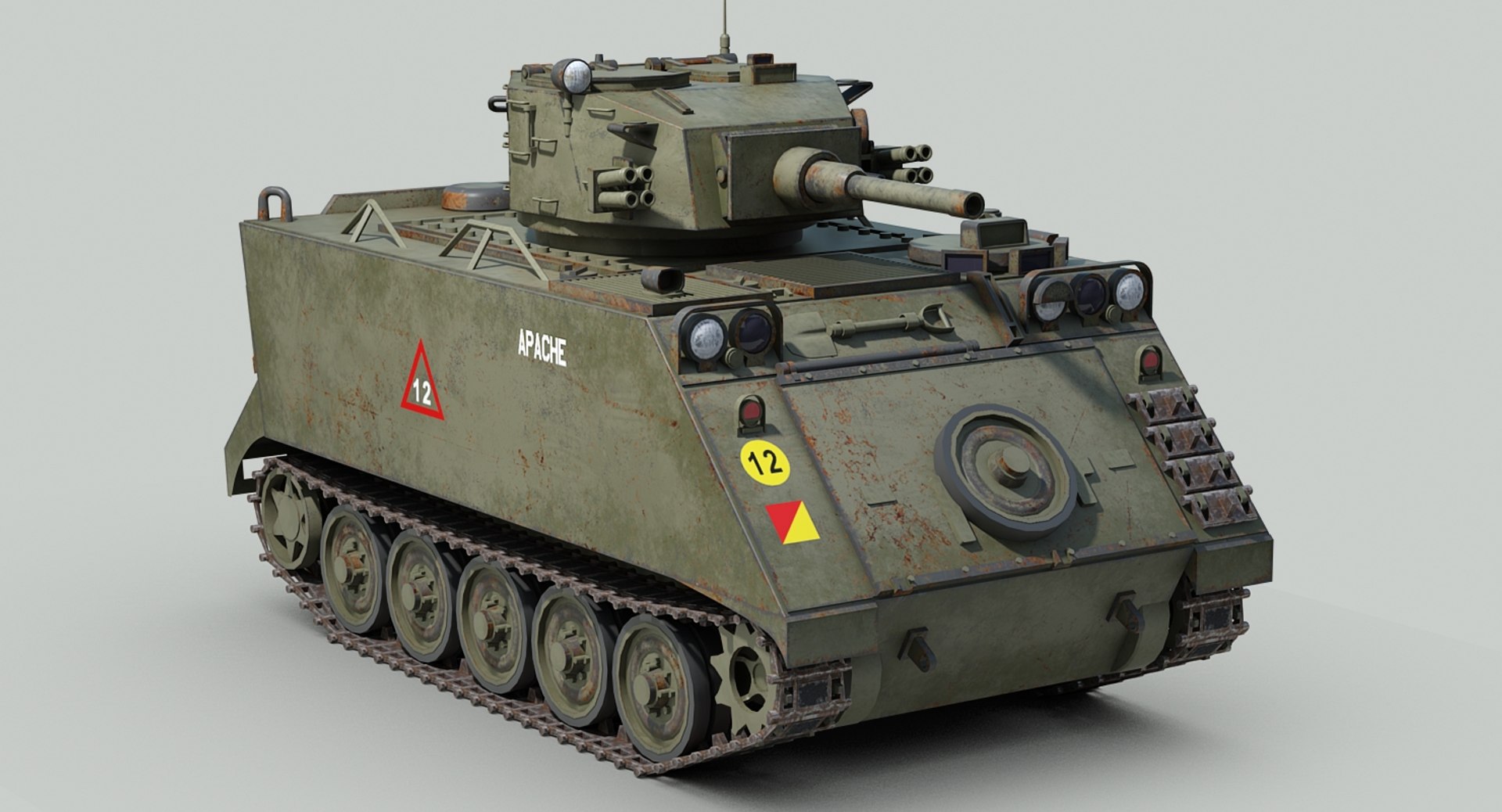 3D Model M113a1 Support Vehicle - TurboSquid 1397079