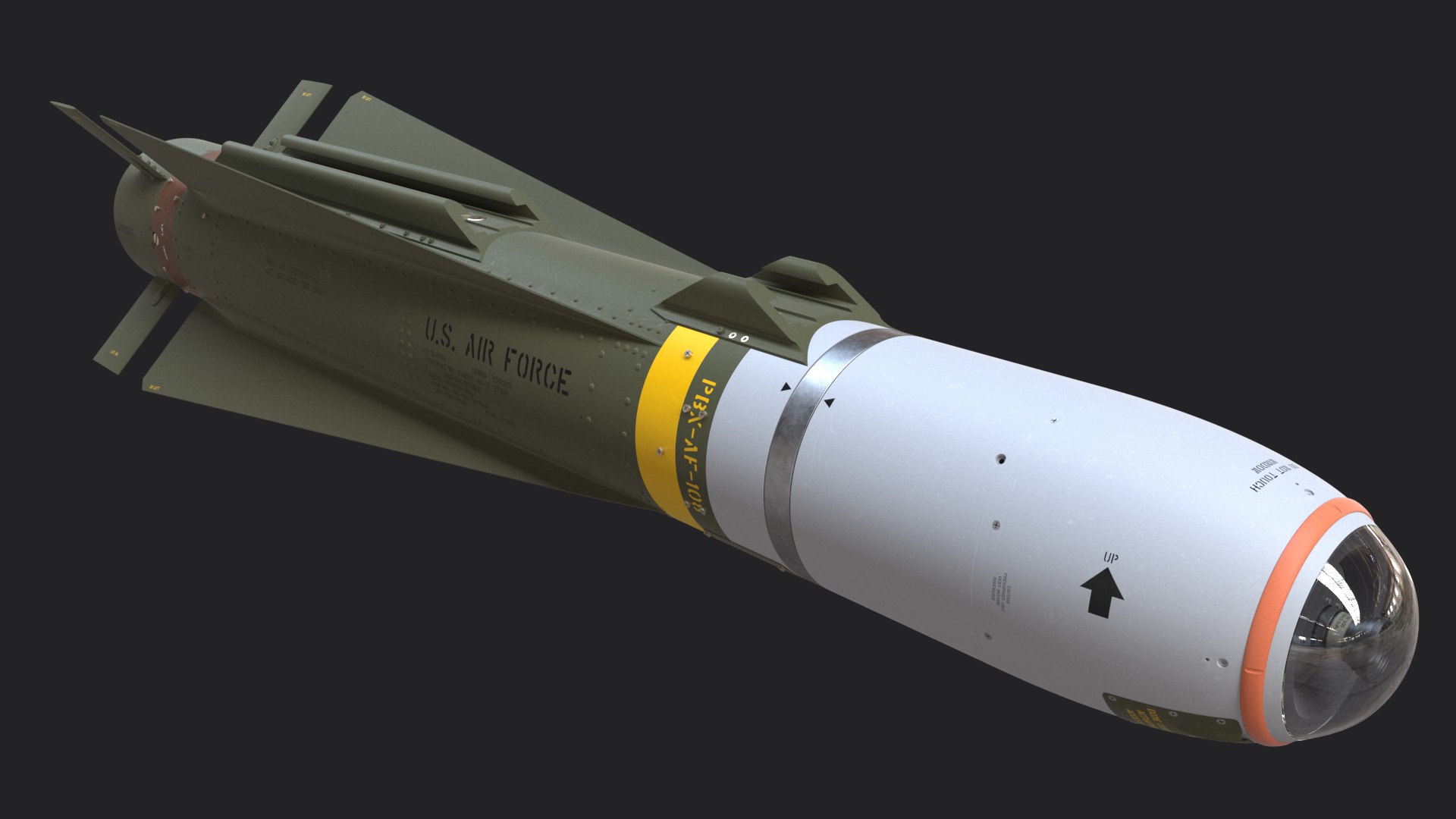 Agm-65 Maverick Missile 3D Model - TurboSquid 1579567