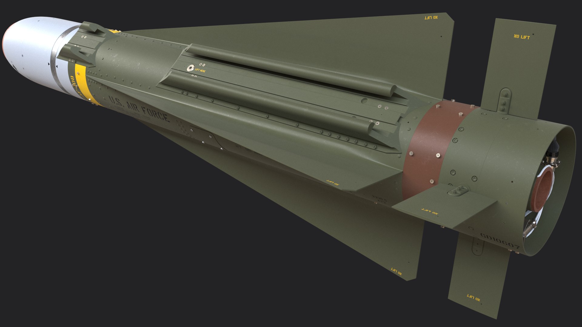 Agm-65 Maverick Missile 3D Model - TurboSquid 1579567