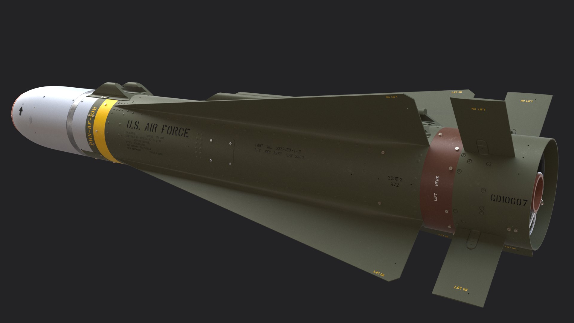 Agm-65 Maverick Missile 3D Model - TurboSquid 1579567