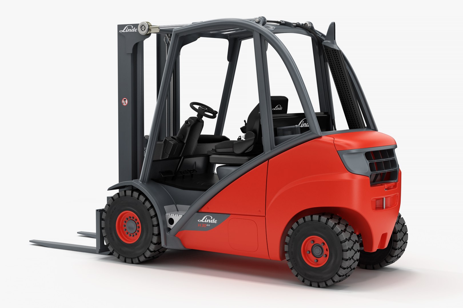 Electric Forklift Linde E30 3D - TurboSquid 1704761