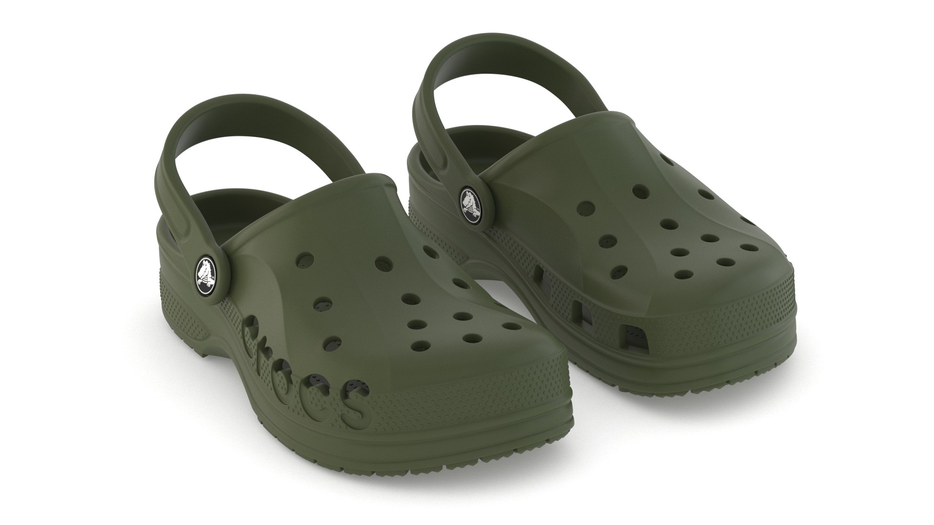 Crocs Baya Clog Army Green 3D Model - TurboSquid 2416274